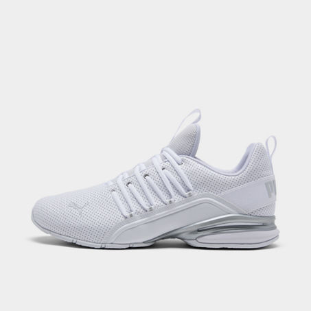 Puma Men's Axelion Perf Training Sneakers From Finish Line In White ...