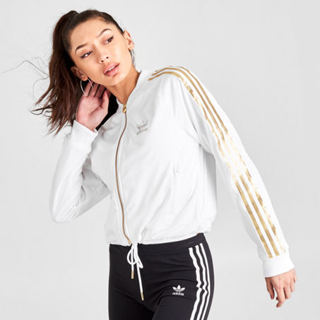 Adidas Originals Adidas Women's Originals 3-stripes Track Jacket In ...